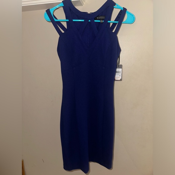 Guess | Dresses | Guess Blue Sheath Cocktail Dress | Poshmark